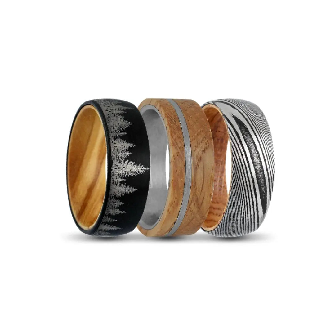 Wood Rings, Wedding and Engagement Rings | Orbit Rings