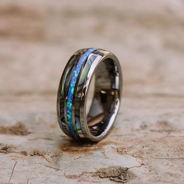 Astro Pearl Tungsten Carbide Ring | Orbit Rings