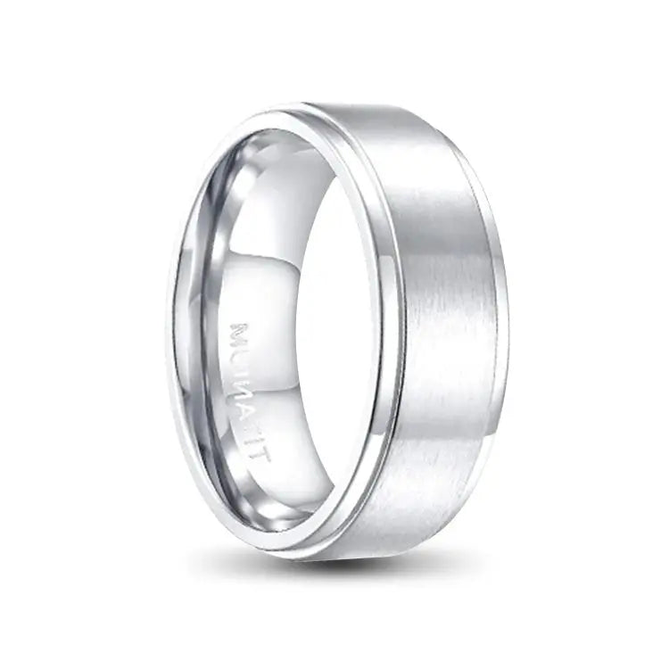 Starlight Silver Titanium Ring
