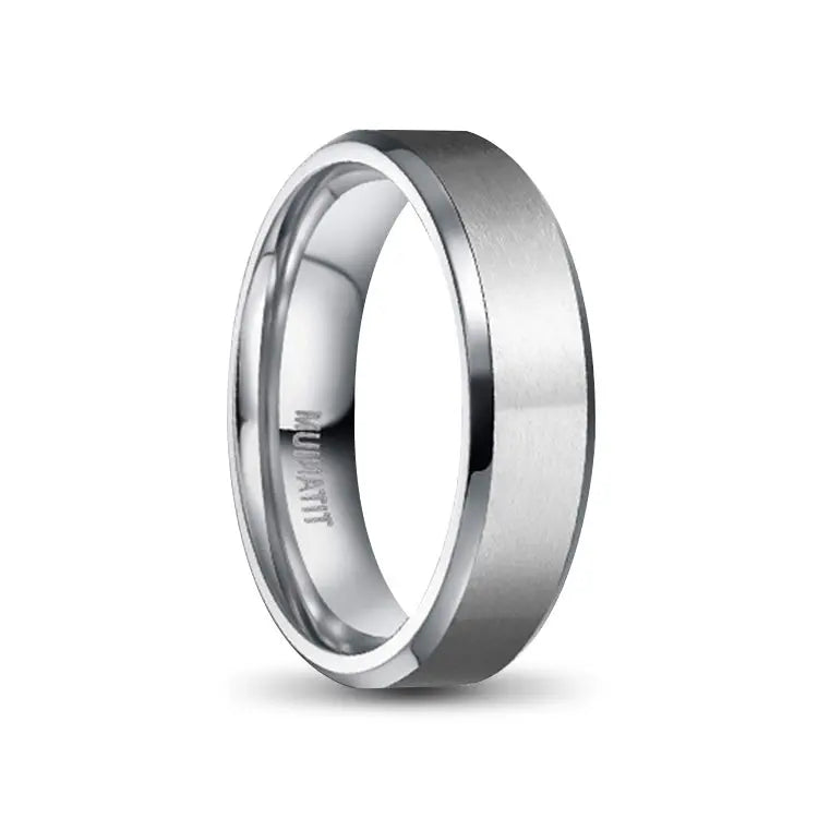 Venus Silver Titanium Ring