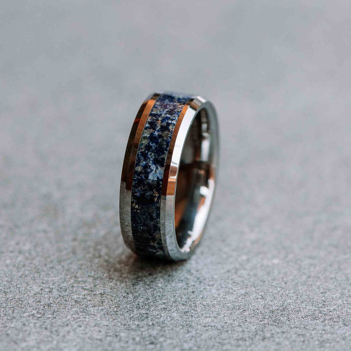 Cartwheel Blue Carbide Ring | Orbit Rings