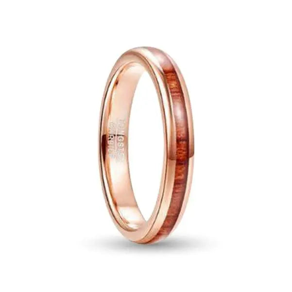 Rosegold Ladies Tungsten Ring | Orbit Rings