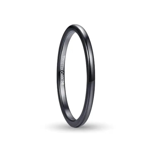 Delta Ladies Black Tungsten Ring | Orbit Rings