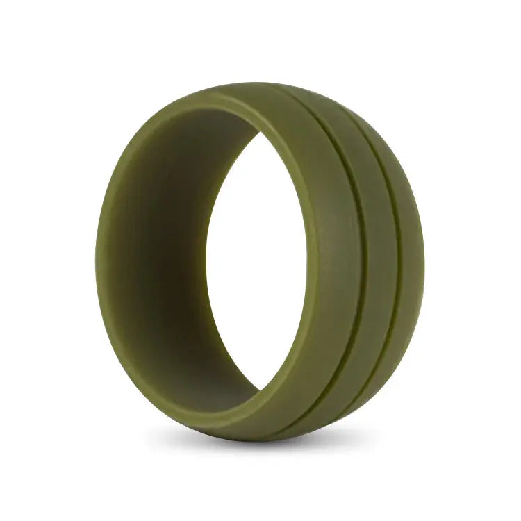 Mens Groove Silicone Ring Collection – Orbit Rings