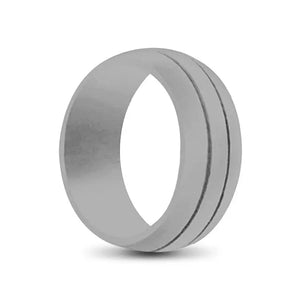 Mens Groove Silicone Ring Collection