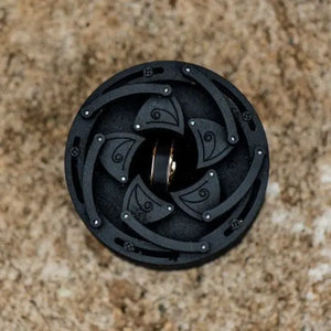 Ceramic Ring Black or White | Orbit Rings