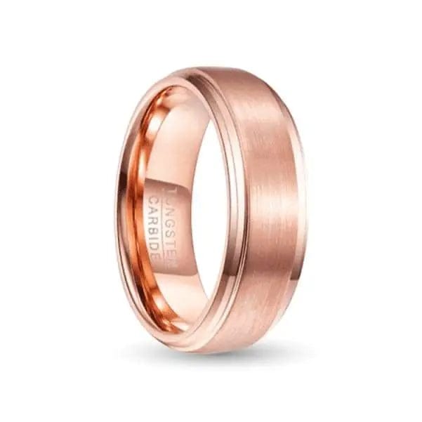 Planet Red Rosegold Tungsten Carbide Ring