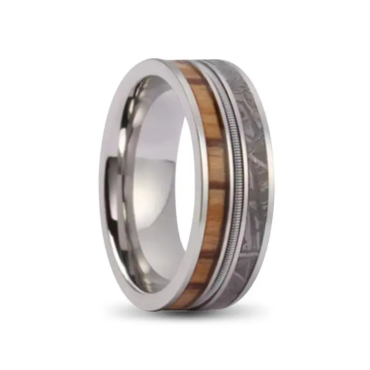 Rocky String Stainless Steel Ring
