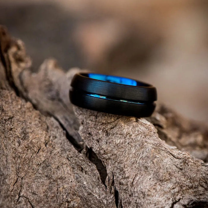 Delta Black Tungsten Ring | Orbit Rings